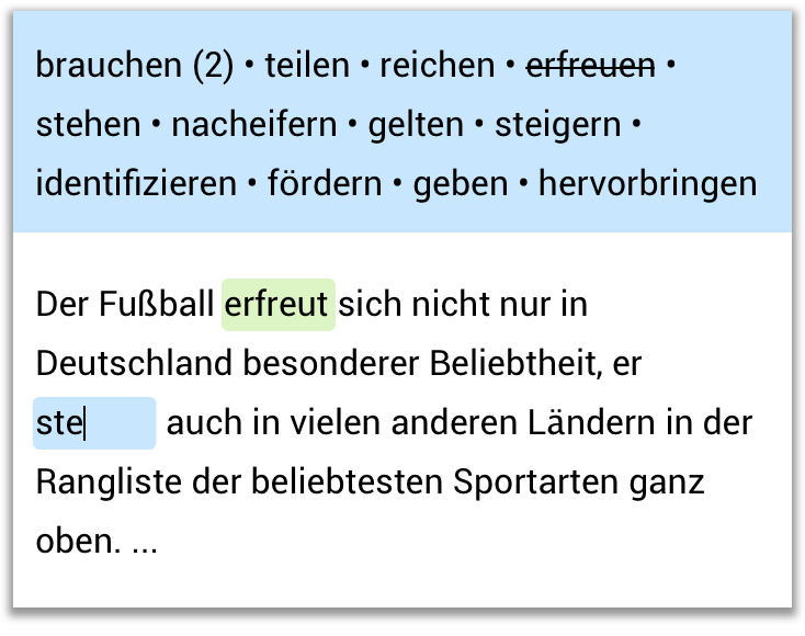 Quizzes - bitmark Documentation