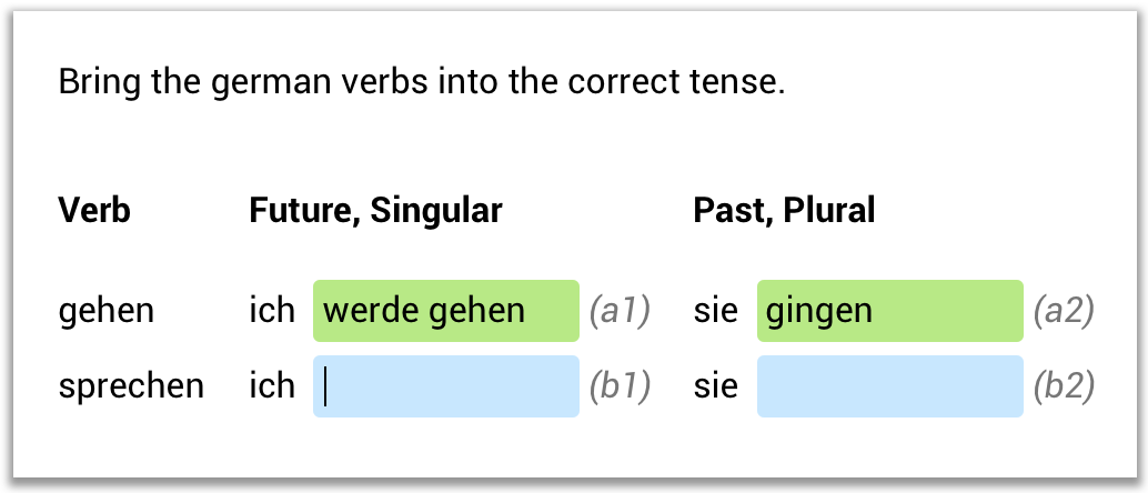 Quizzes - bitmark Documentation
